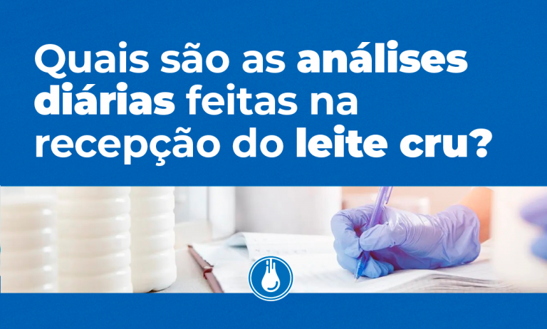 As análises diárias na recepção do leite cru – lacteus : Gestão para ...